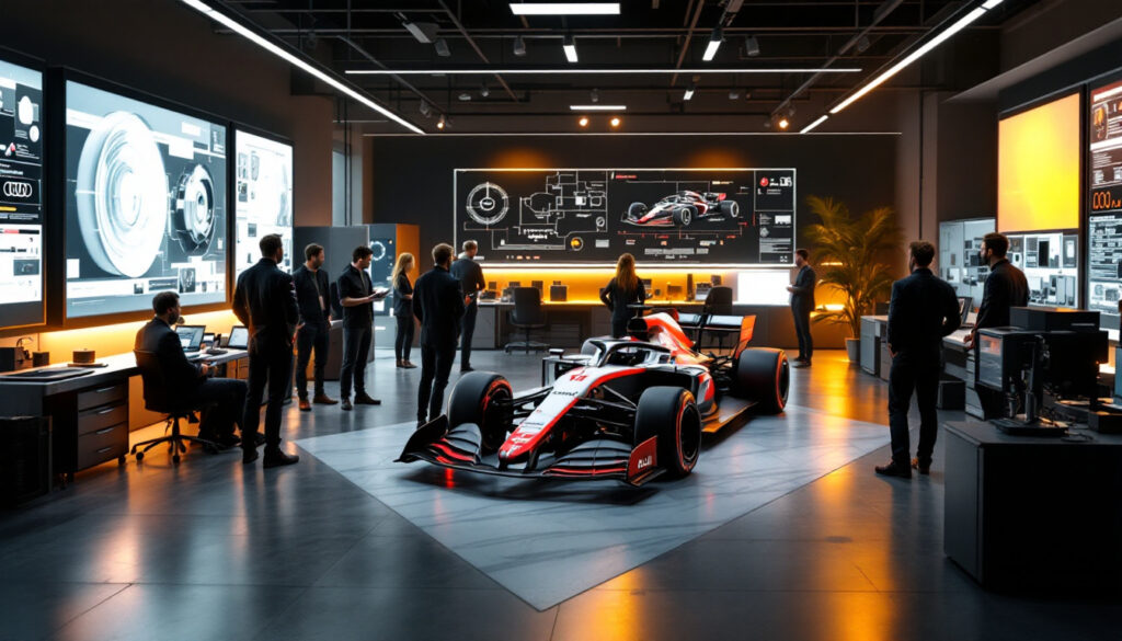 Audi unveils revamped team setup for Formula 1 debut