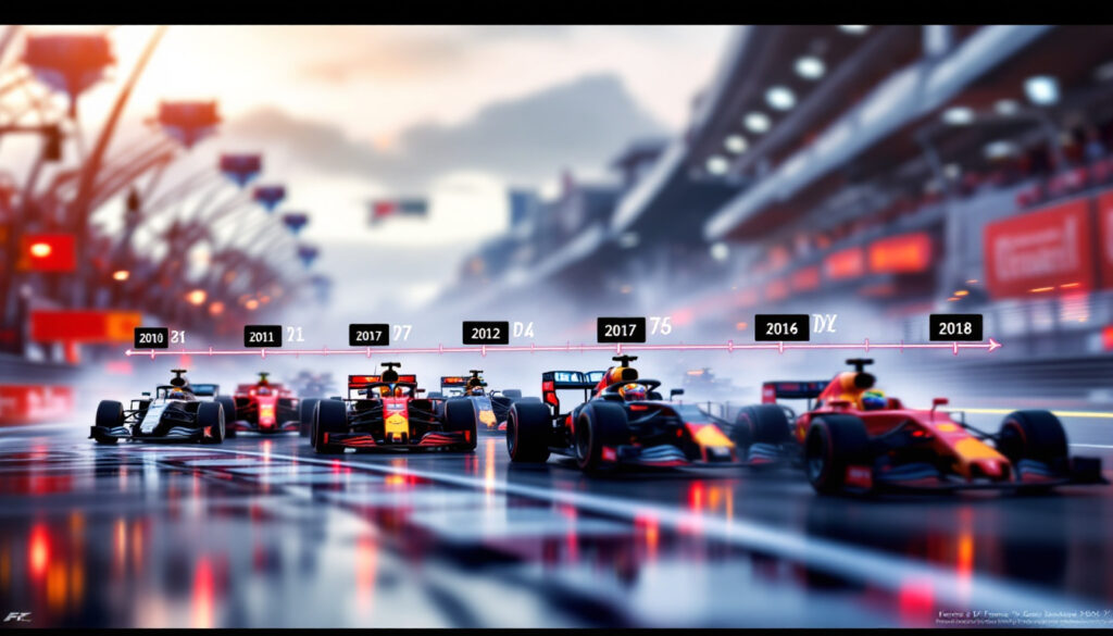 Twelve years later: the evolution of Formula 1 since Alonso's last win