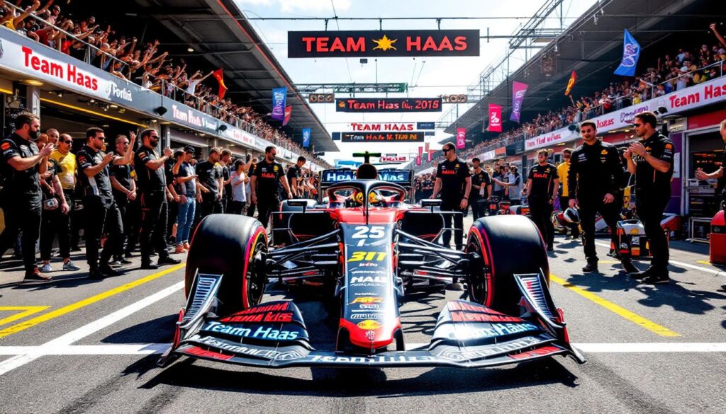 Haas unveils special livery to celebrate a milestone
