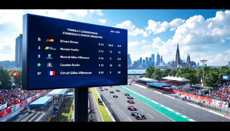 Current f1 championship standings after the canadian grand prix