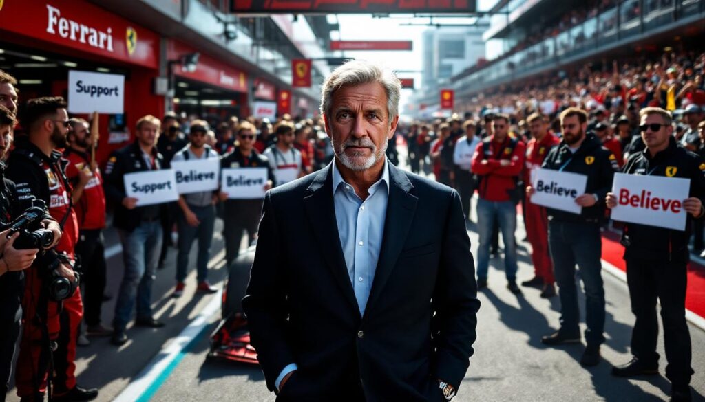 Unexpected support for divisive F1 figure in race for Ferrari team ...
