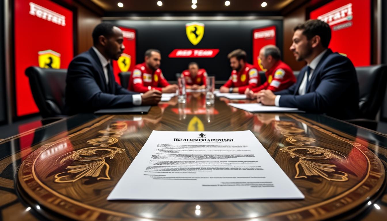 hamilton’s ferrari deal: the shocking contract clause revealed