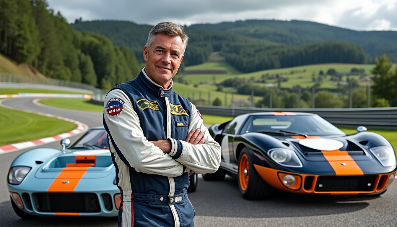 Brundle Duo Reunites: Father and Son Race GT40 at Spa After Hiatus