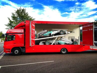 The complex logistics behind transporting Formula 1 vehicles worldwide ...