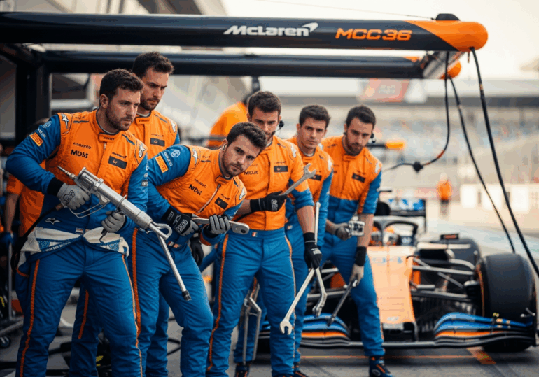 The fastest pit stops that were recorded in F1