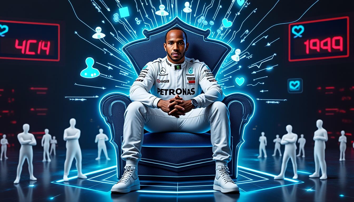 Lewis Hamilton: Instagram's reigning king, fueled by fake followers