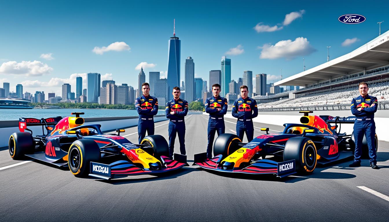 Red Bull and Racing Bulls Launch 2026 Season with Ford in Detroit