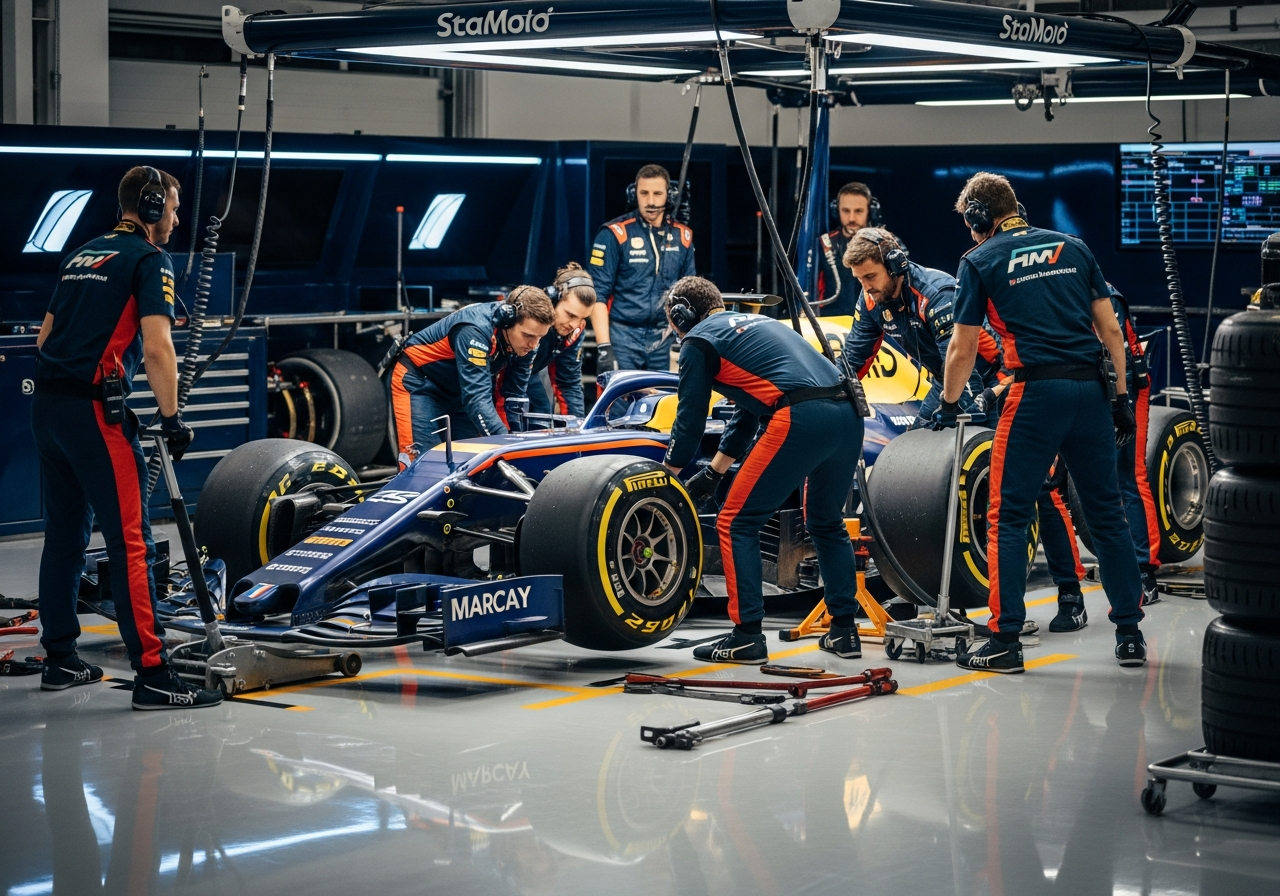 The fastest pit stops that were recorded in F1